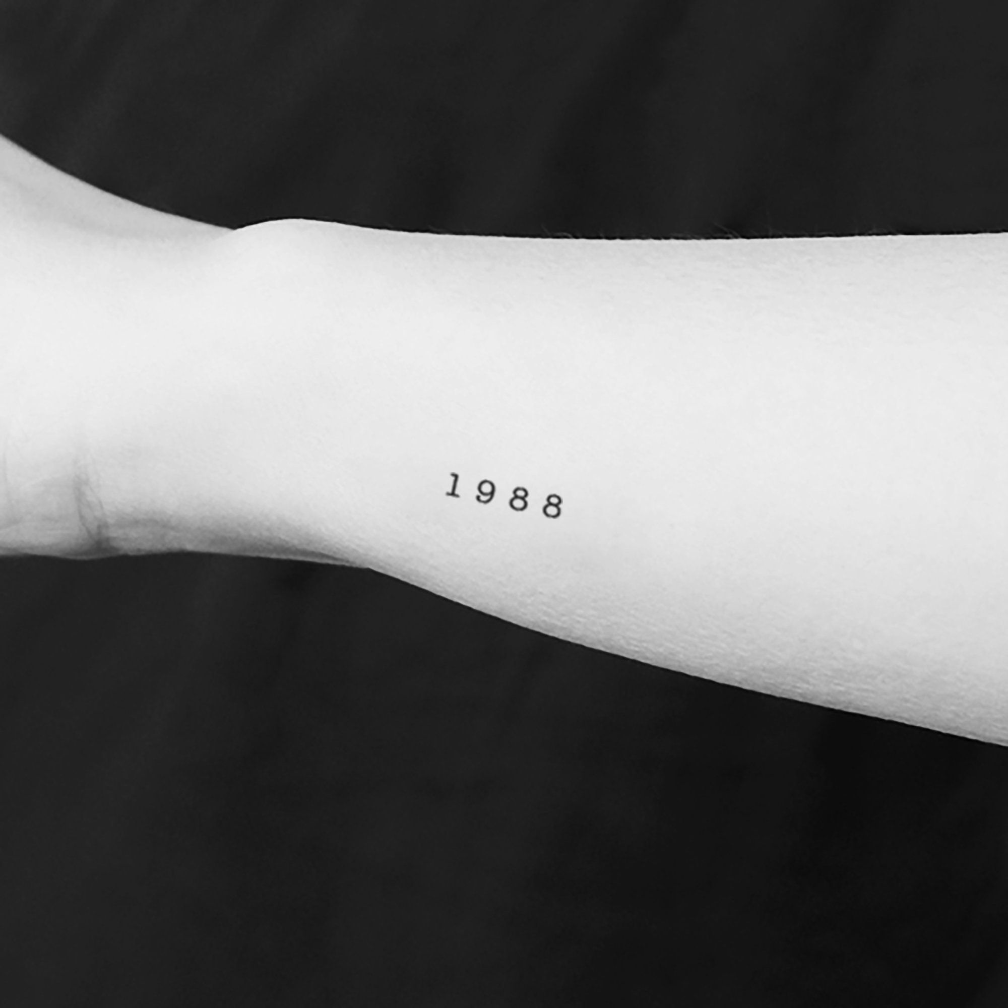 1988 Birth Year Temporary Tattoo Set of 3 | Etsy