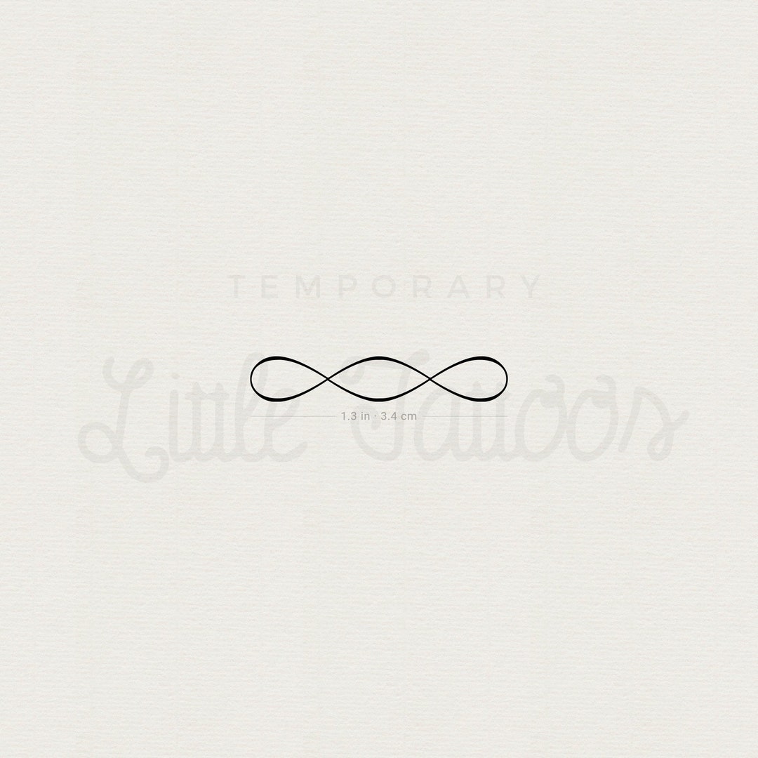 Double Infinity Symbol Temporary Tattoo set of 3 - Etsy