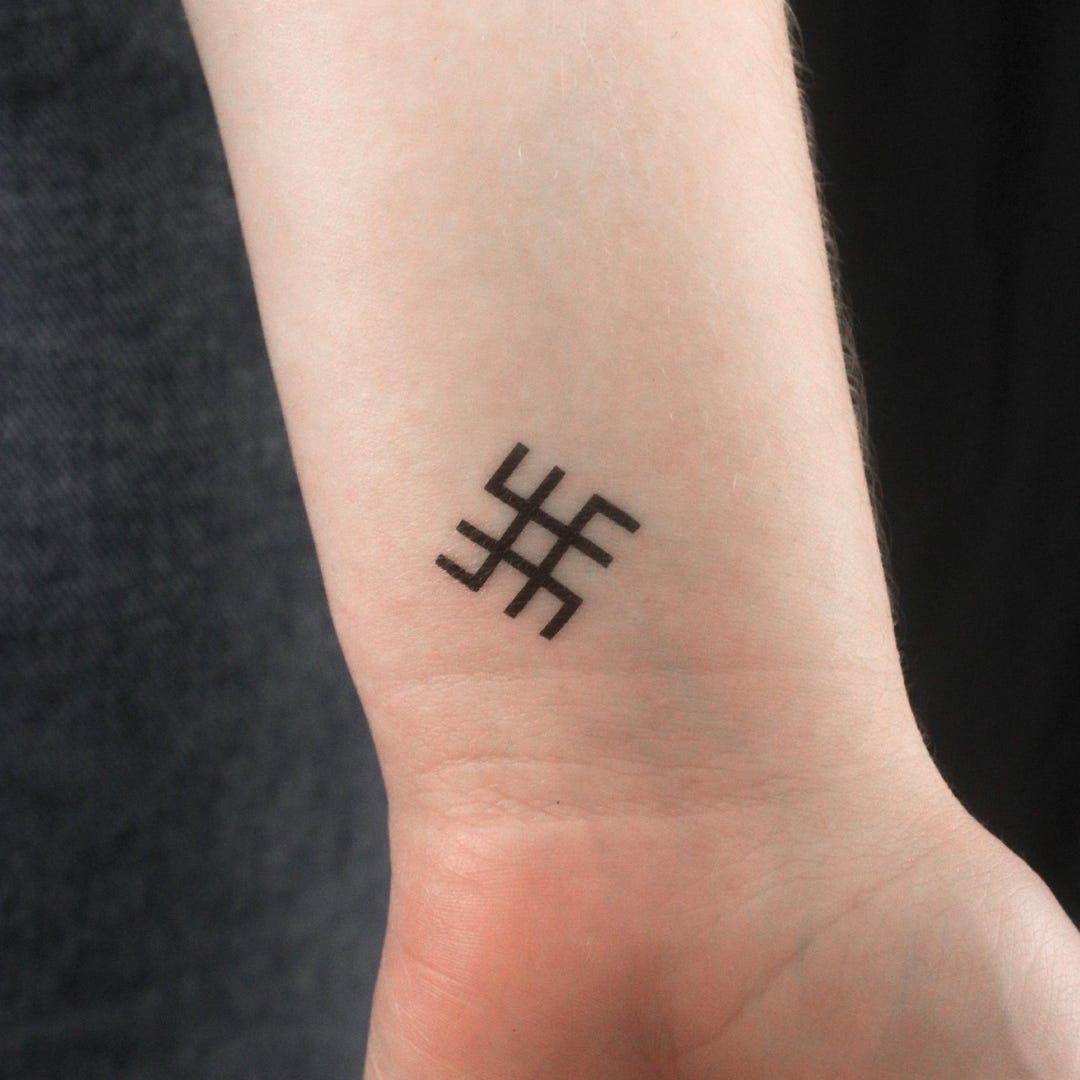 Svarog Temporary Tattoo (set of 3) - Etsy