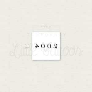 2004 Birth Year Temporary Tattoo (set of 3) - Etsy