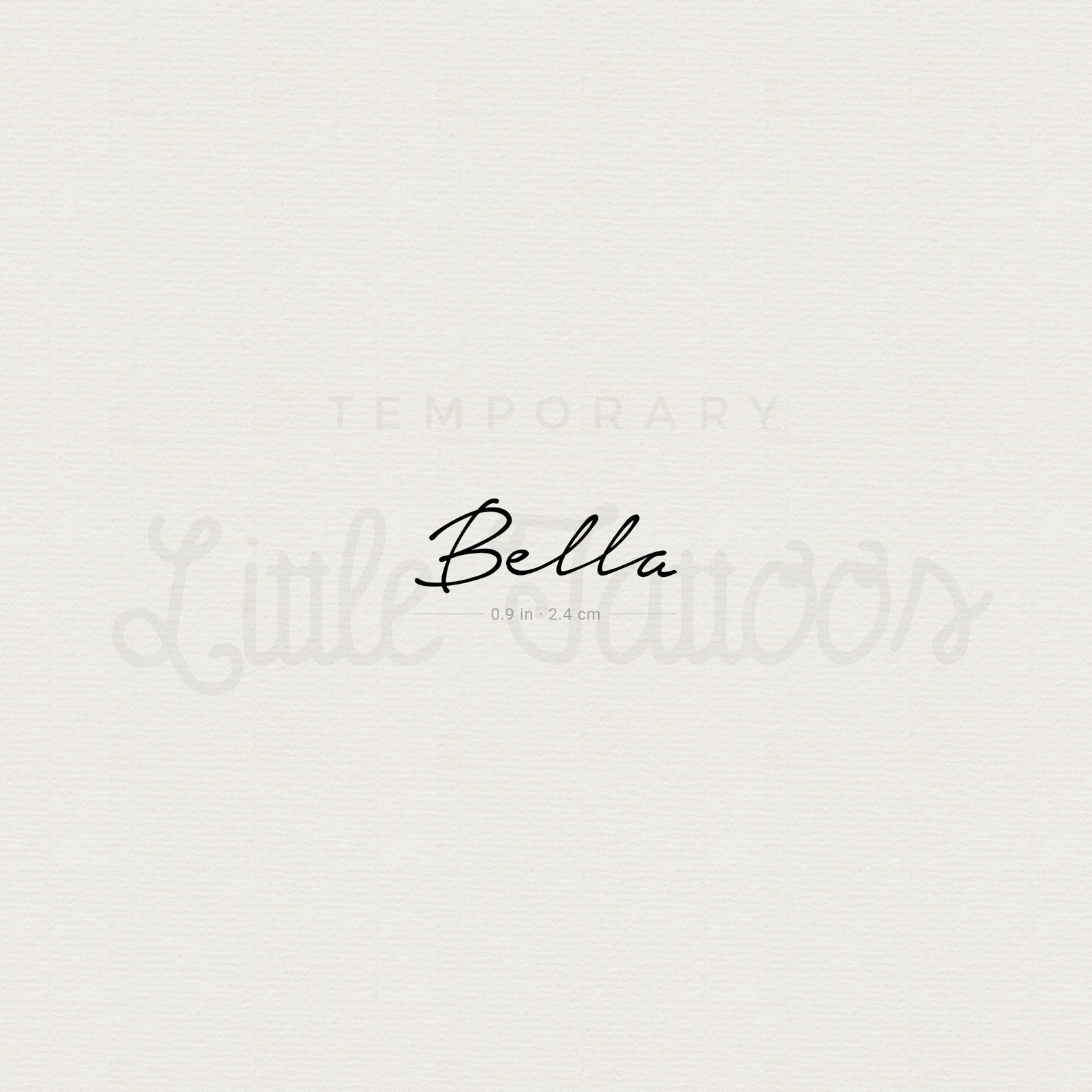 Bella Temporary Tattoo set of 3 - Etsy