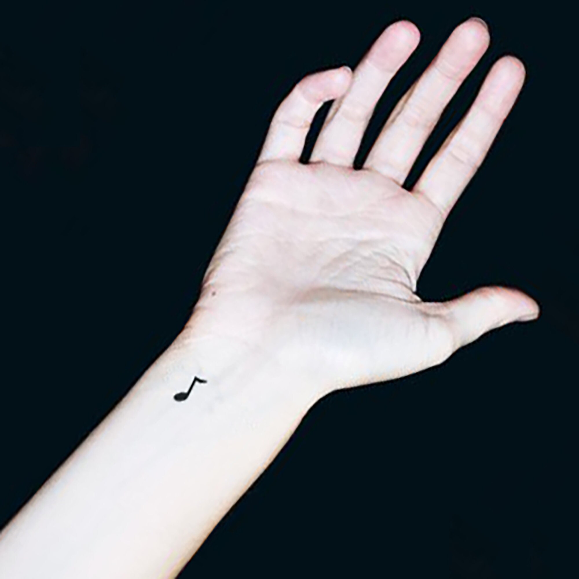 Anchor Music Note Tattoo