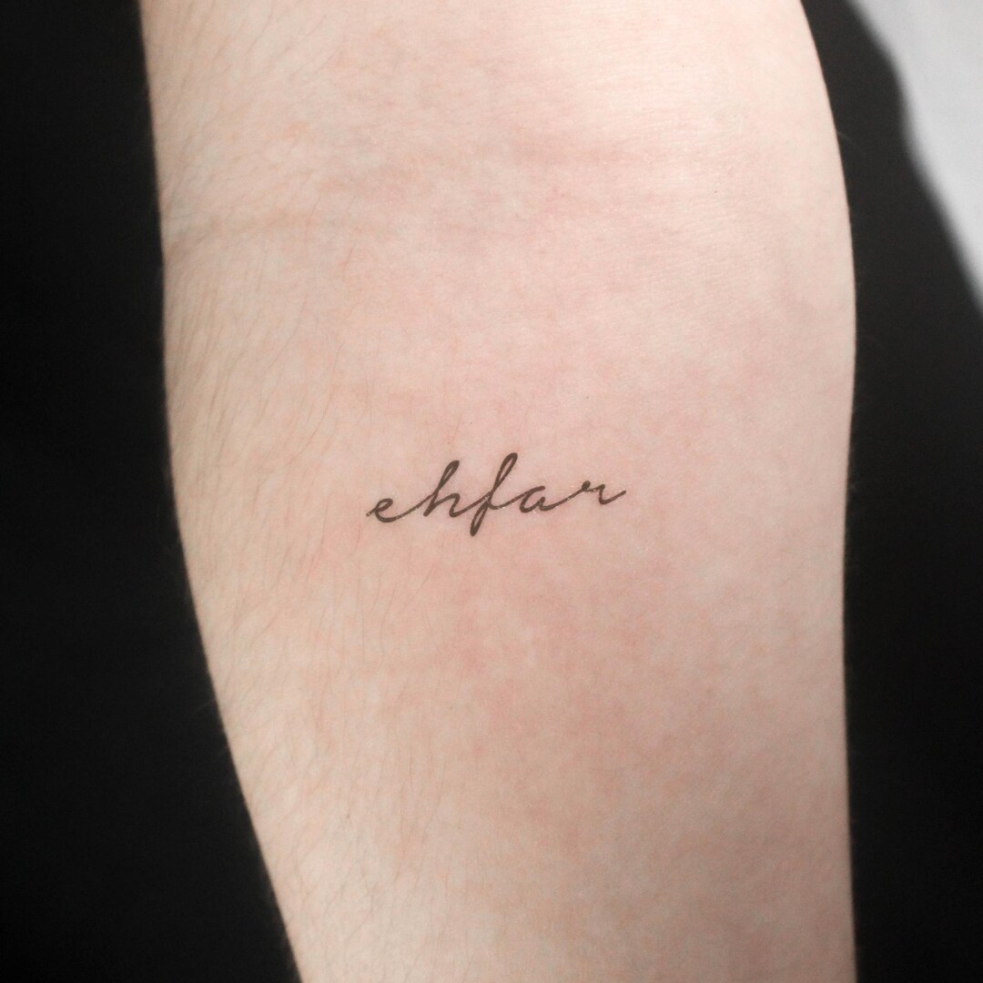 EHFAR Temporary Tattoo (set of 3) - Etsy