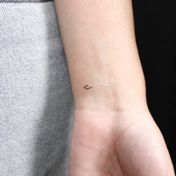 Letter C Tattoo - Etsy