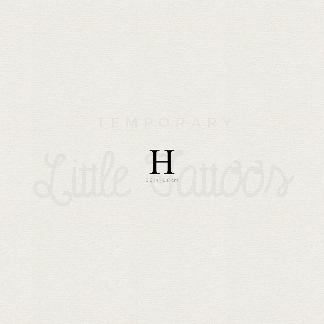 Uppercase Eta Temporary Tattoo set of 3 - Etsy