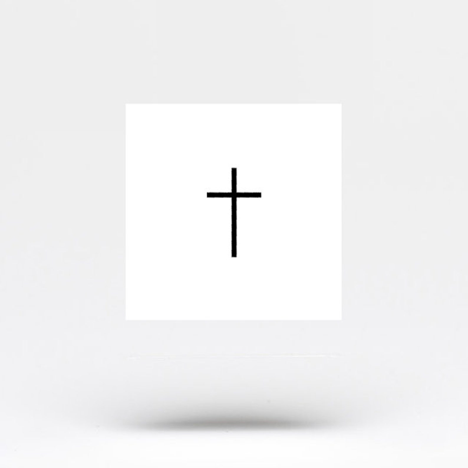 Minimalist Little Cross Temporary Tattoo set of 3 - Etsy
