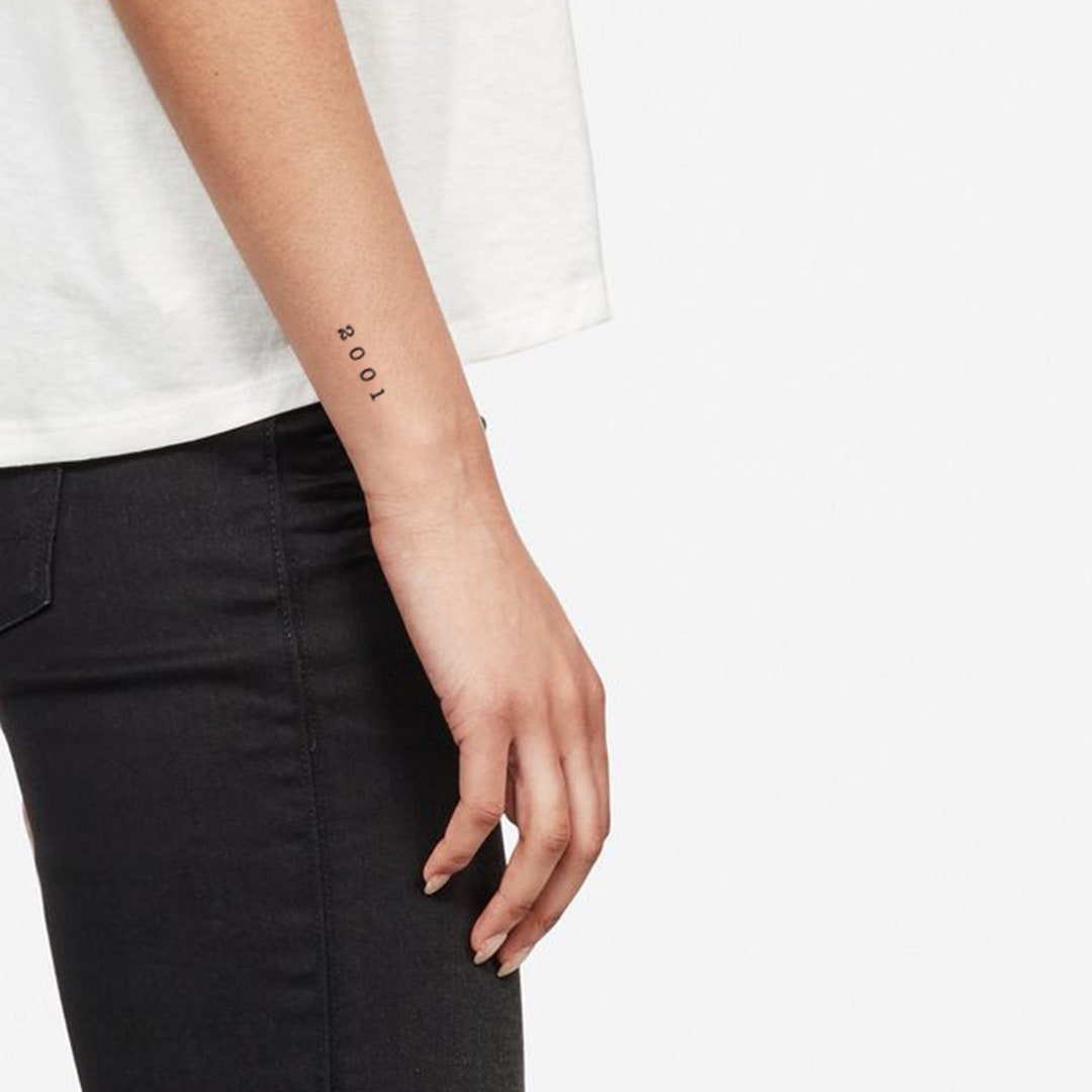 2001 Birth Year Temporary Tattoo set of 3 - Etsy