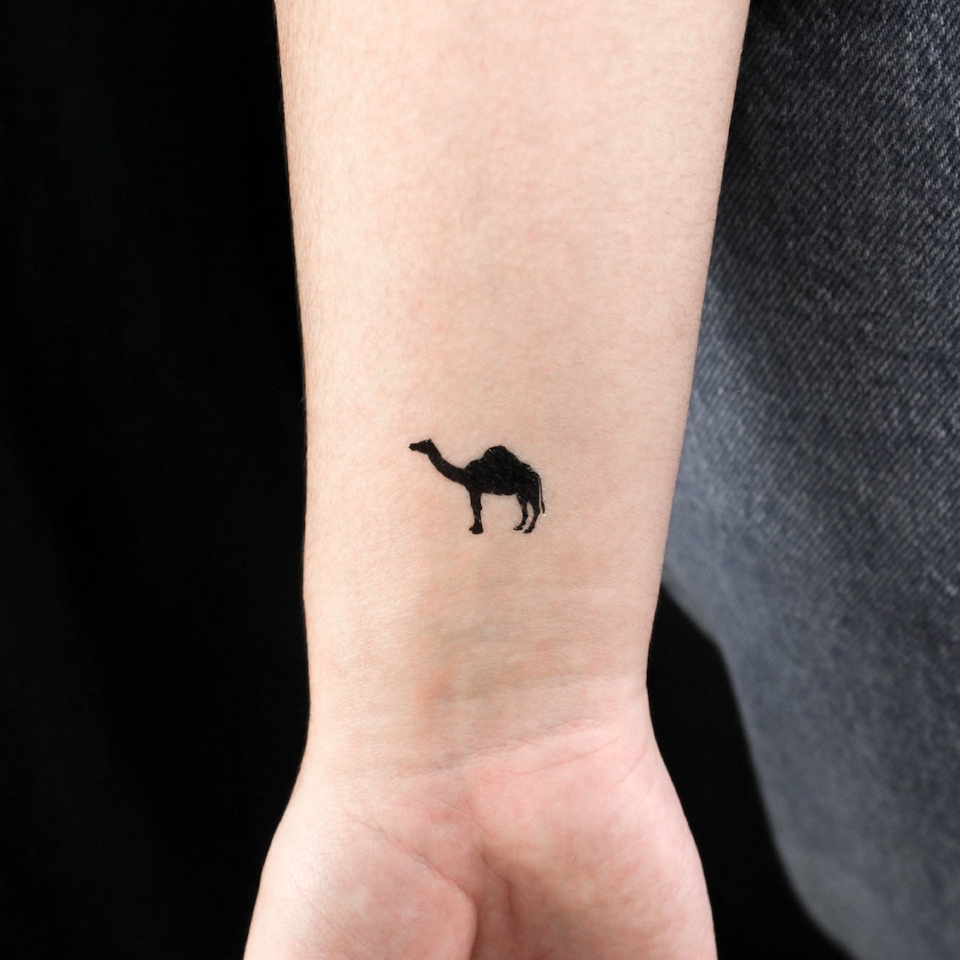 Dromedary Camel Temporary Tattoo (set of 3) - Etsy