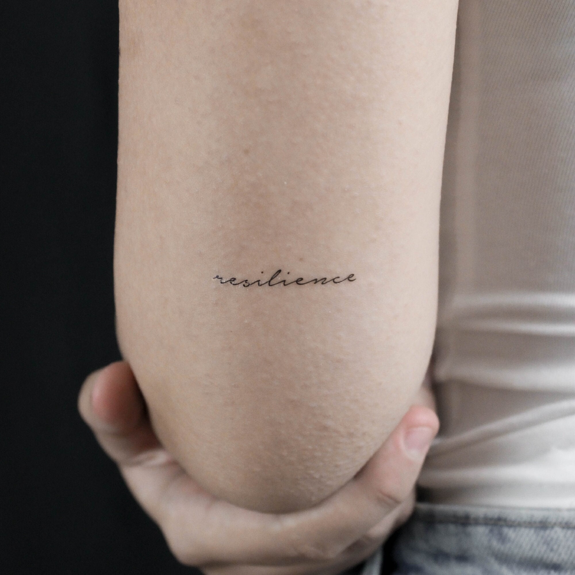 Resilience Temporary Tattoo (set of 3) - Etsy