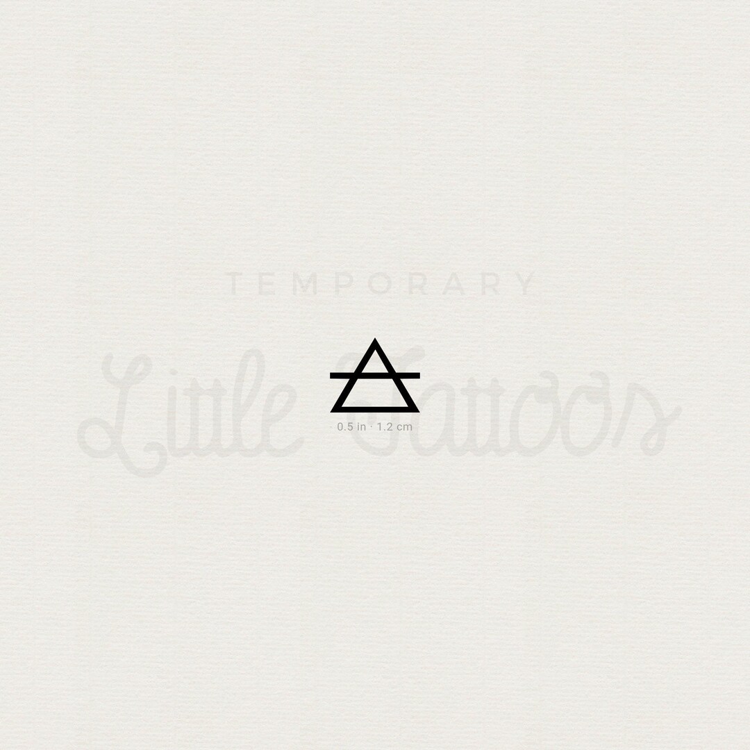 Transcend Symbol Temporary Tattoo set of 3 - Etsy