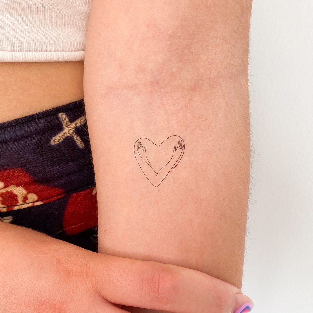 Self Hug Temporary Tattoo by EMBA (set of 3) - Etsy