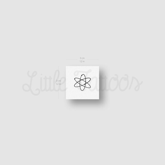 Neutron Symbol Tattoo