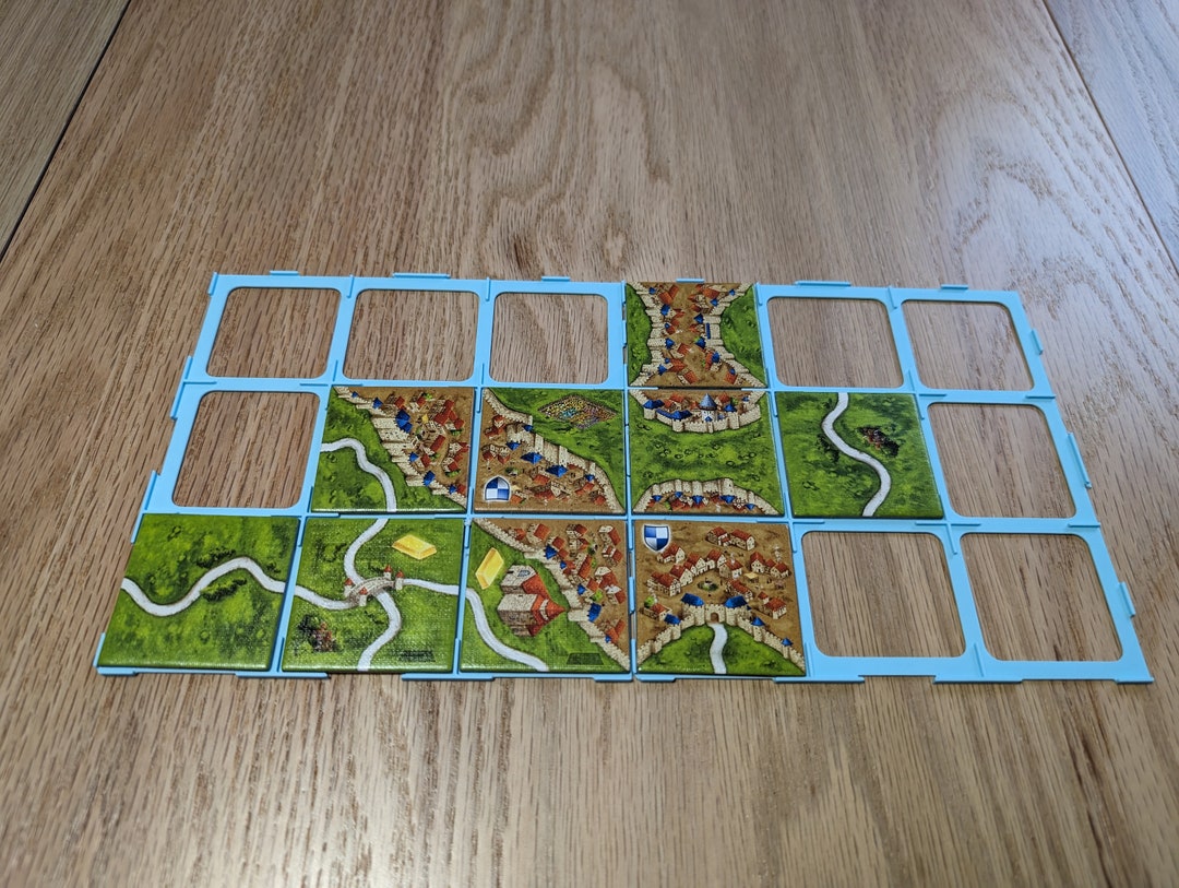 Carcassonne Modular Tile Grid Organizer, 9 Tile Grid - Etsy