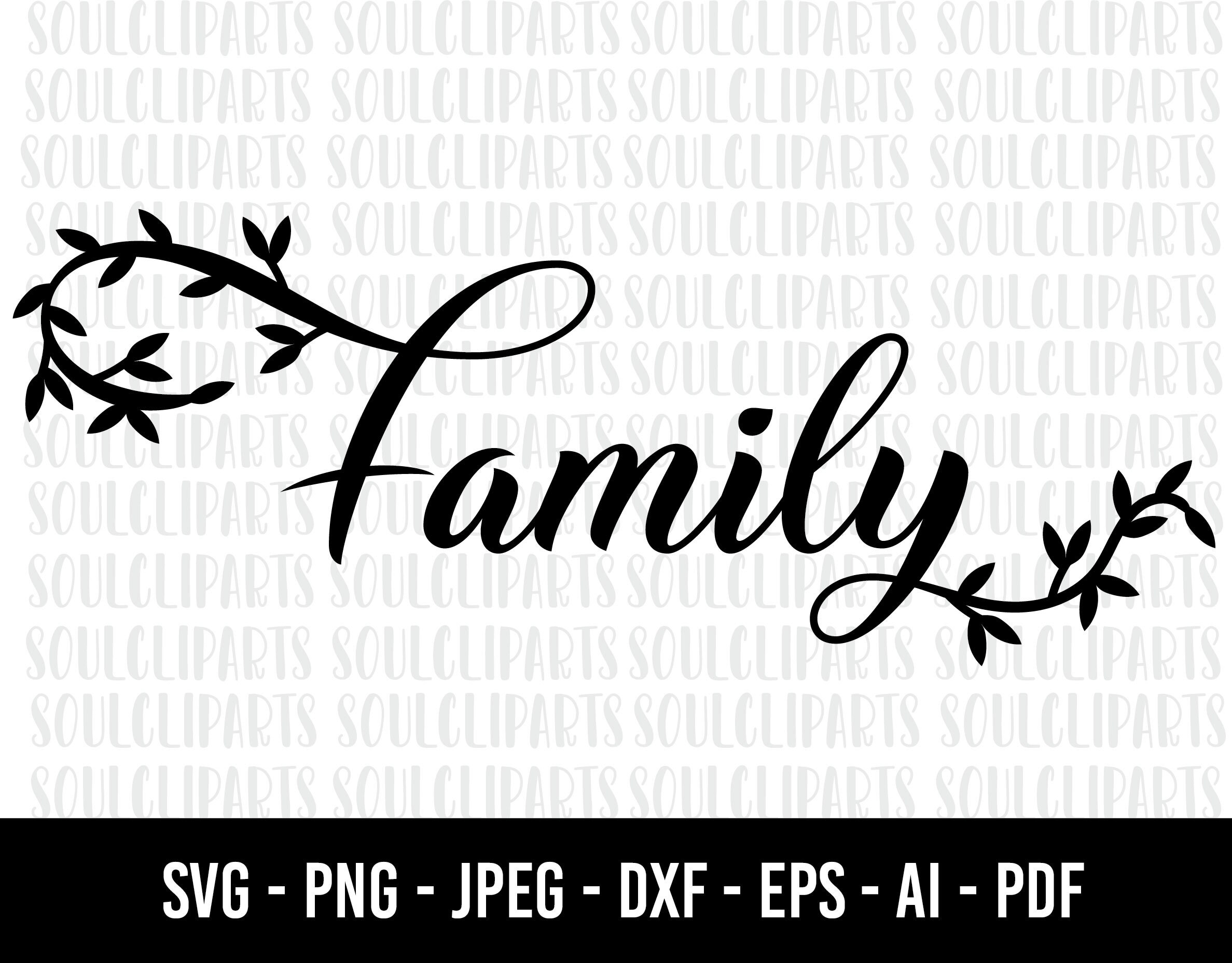 Family In Fancy Cursive