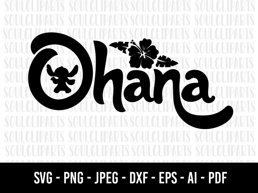 Cod381-ohana Svg/ohana Means Family Svg/ohana Cursive Svg/family Wall ...
