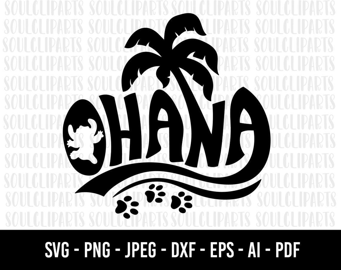 Cod384-ohana Svg/ohana Means Family Svg/ohana Cursive - Etsy