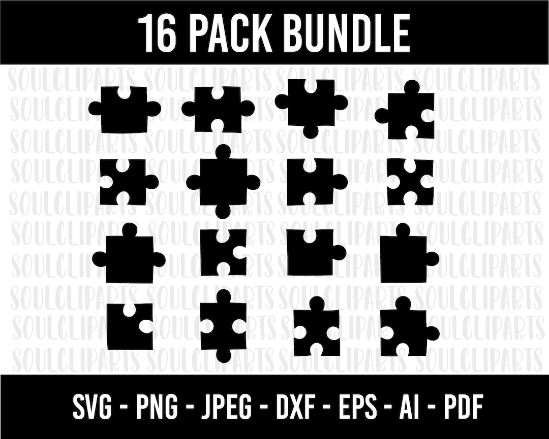 COD459 Puzzle Svg Bundle, Puzzle SVG, Puzzle Piece Svg, Puzzle Clipart ...