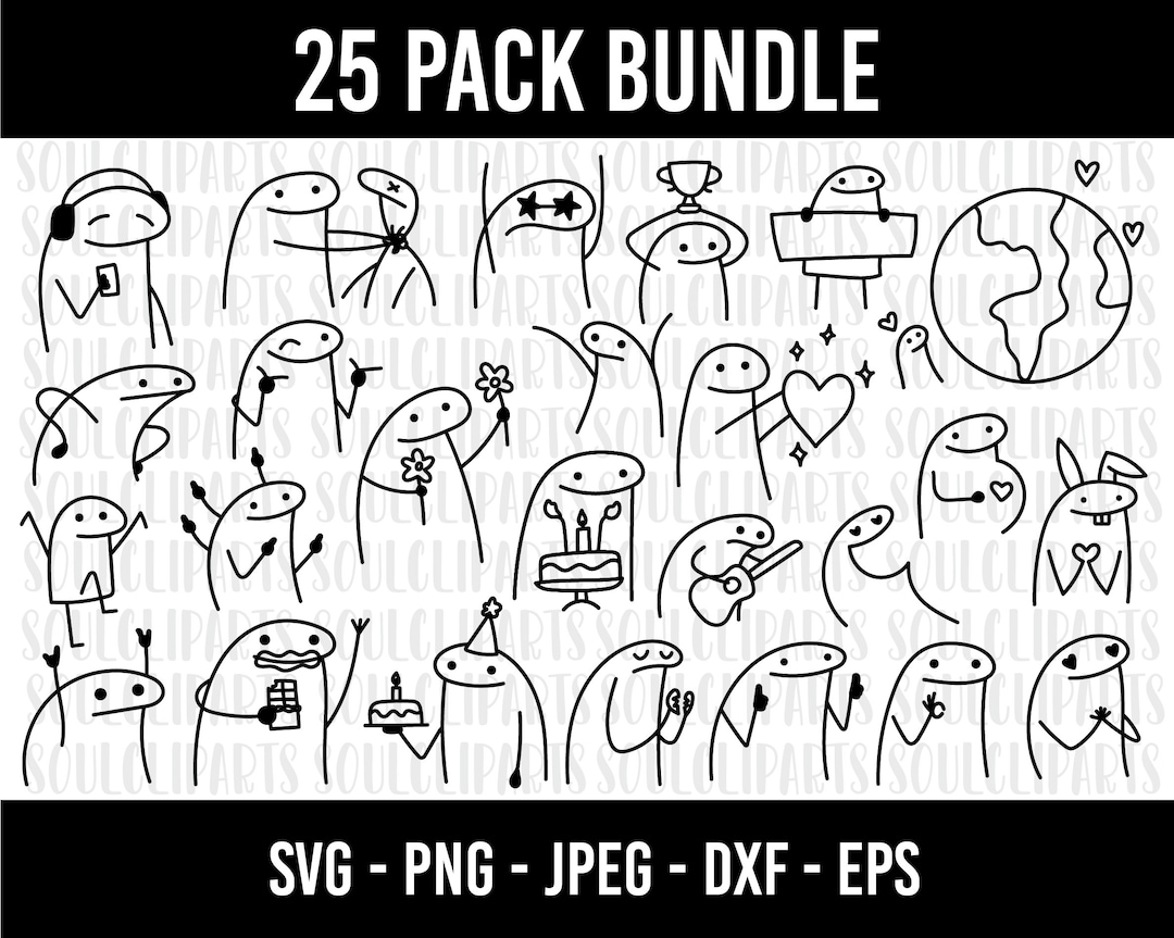 COD509 FLORK 5 Meme Svg/ Flork Svg / Flork Digital Set - Etsy Canada