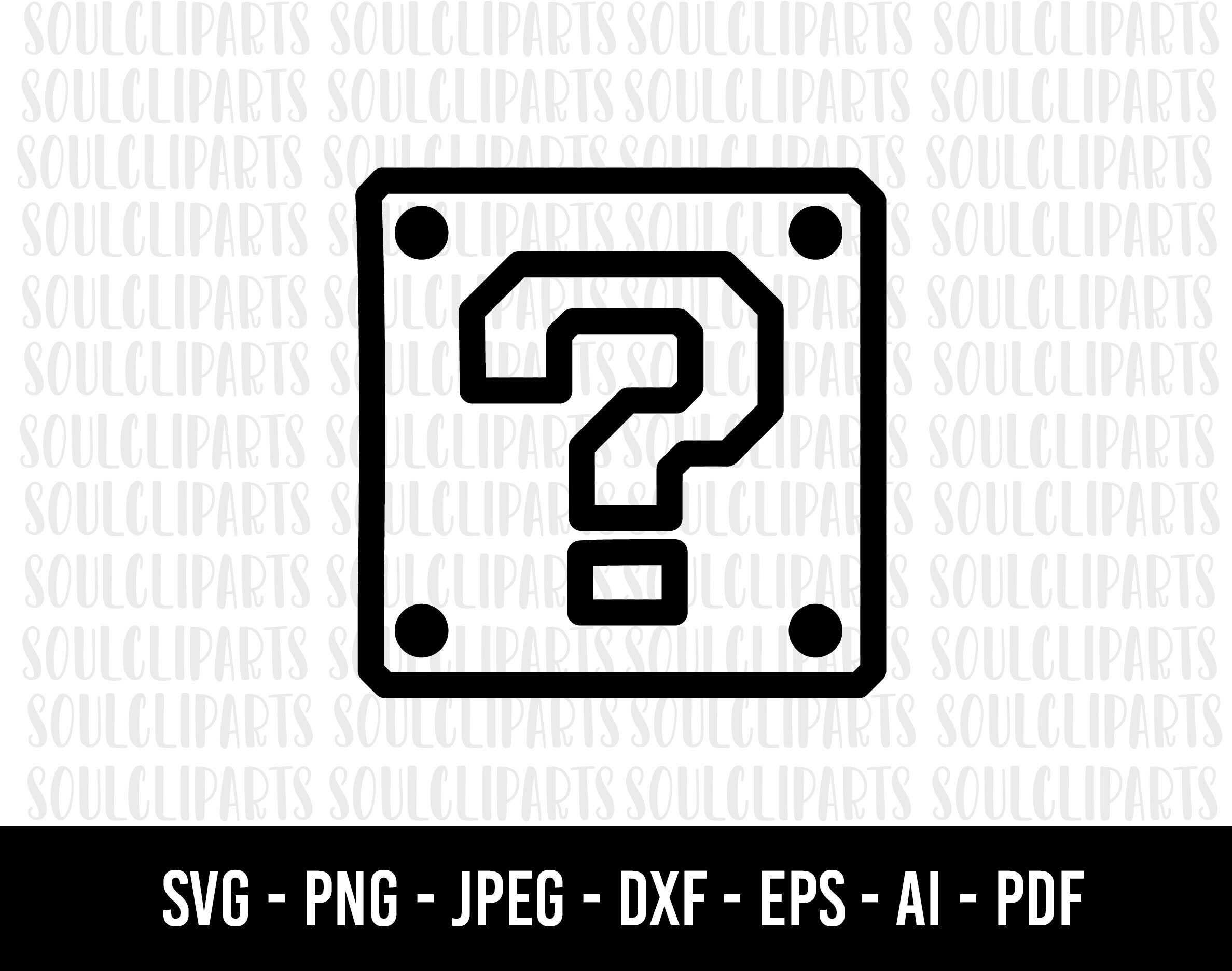 8 Bit Mario Silhouette