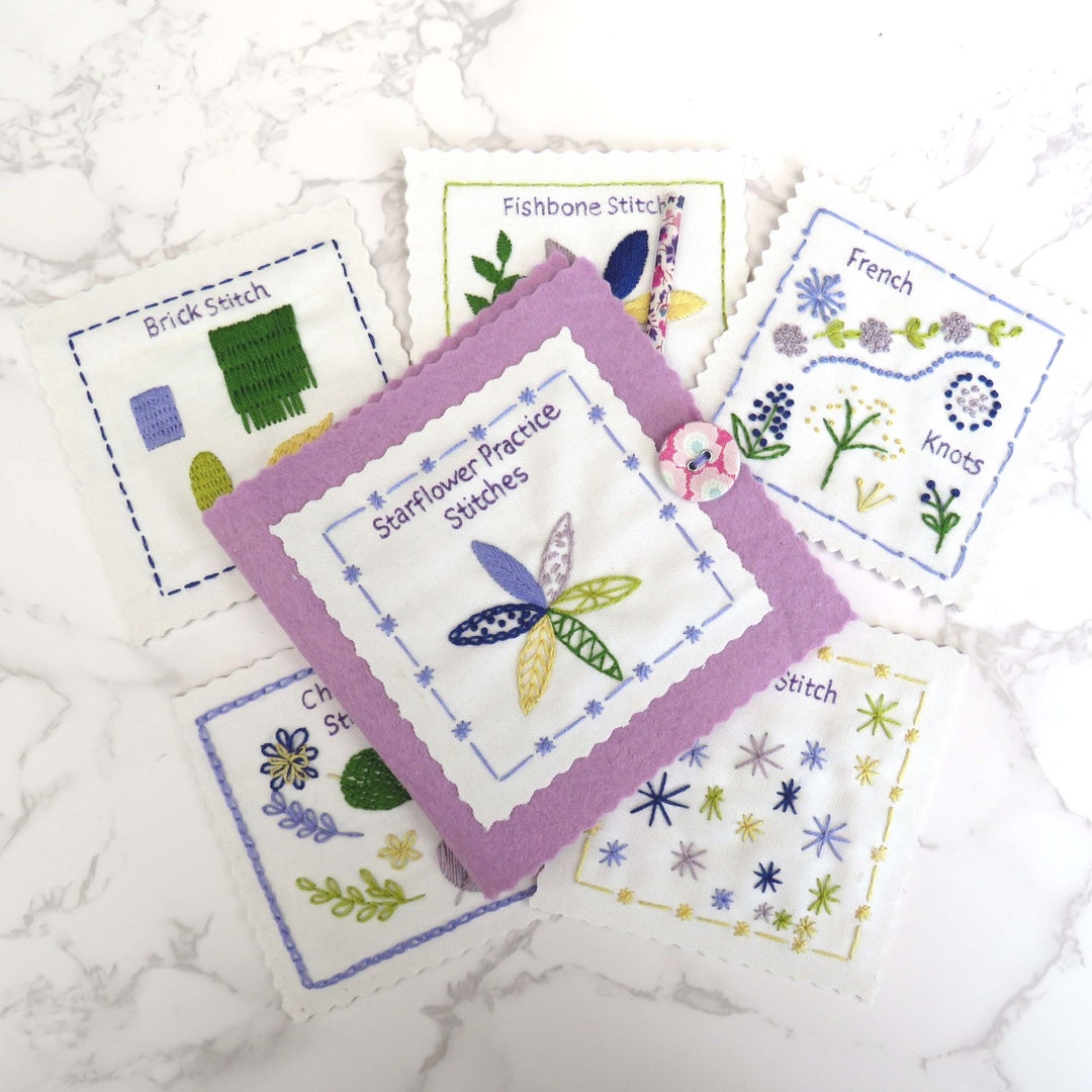Doodle Cloths Hand Embroidery Sampler Kit - Etsy
