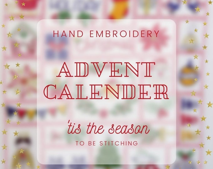 Mystery Christmas Advent Calendar, Hand Embroidery Kit, Christmas ...
