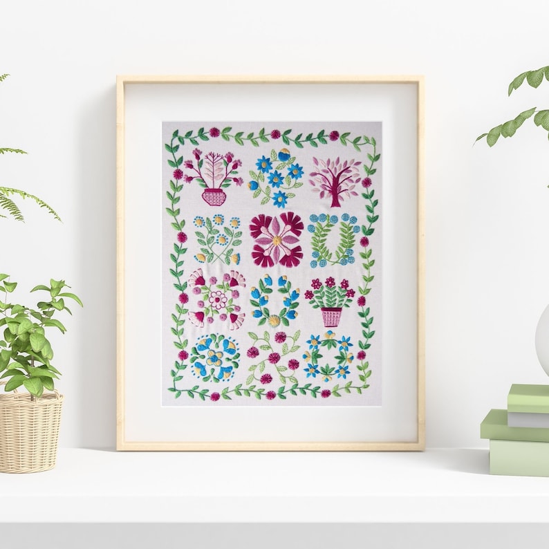 Hand Embroidery Pattern Baltimore Stitchery PDF Embroidery | Etsy