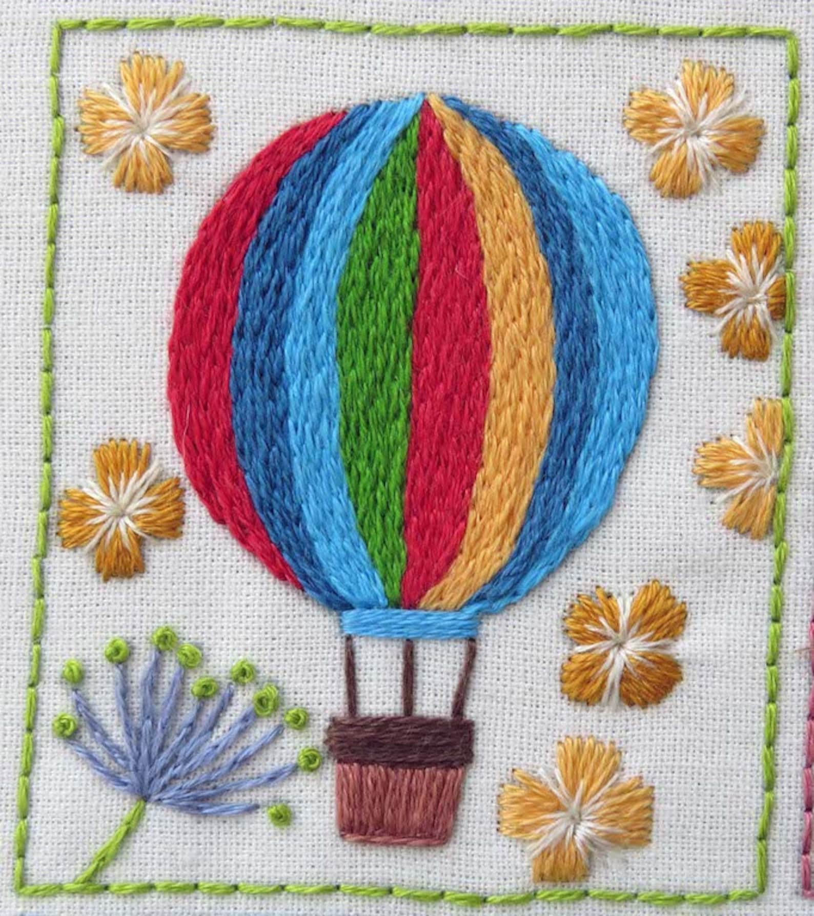 Hand Embroidery Pattern Summer Splendour PDF Embroidery - Etsy UK