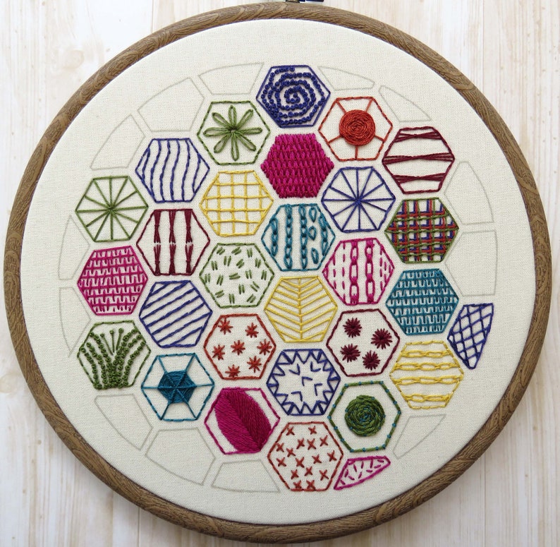 Free embroidery sampler pattern - factorfrosd