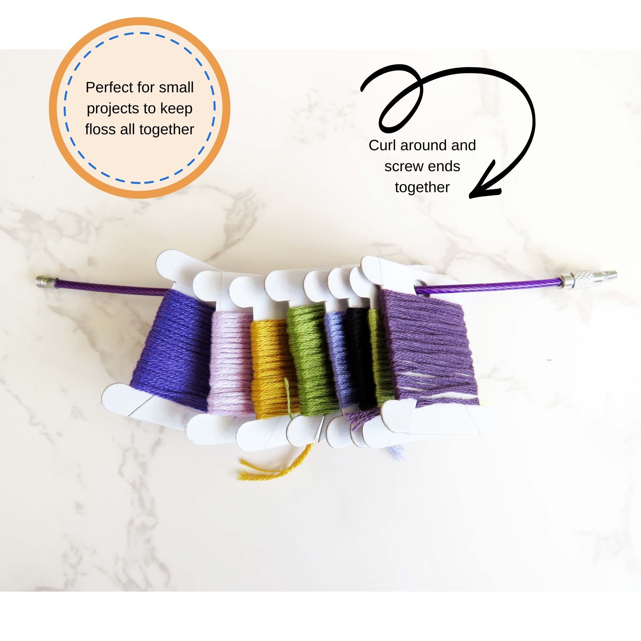 Hand Embroidery Floss Organiser Thread Bobbin Thread Holder - Etsy