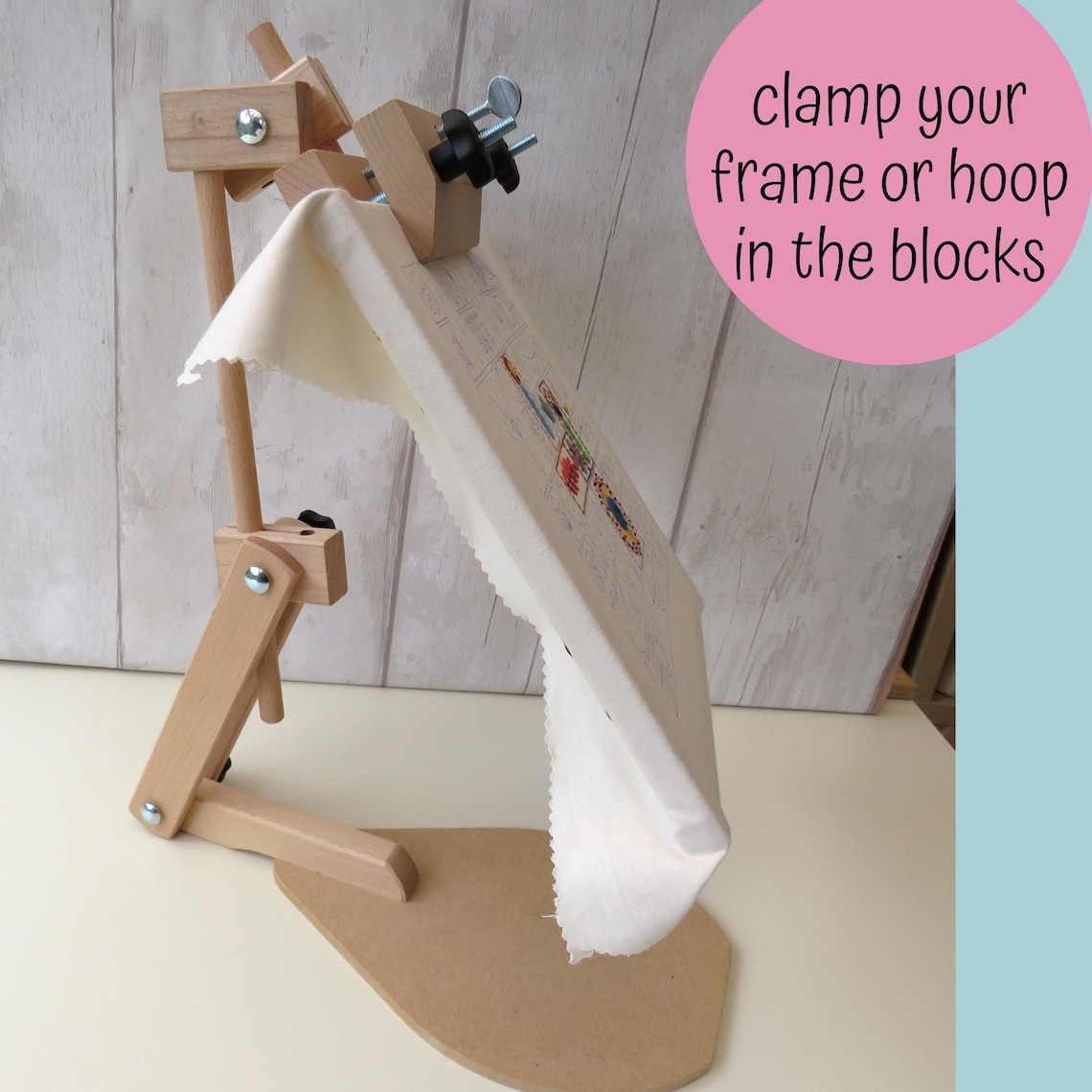 Siesta Master Embroidery Seat Stand High Quality Wood Seat - Etsy