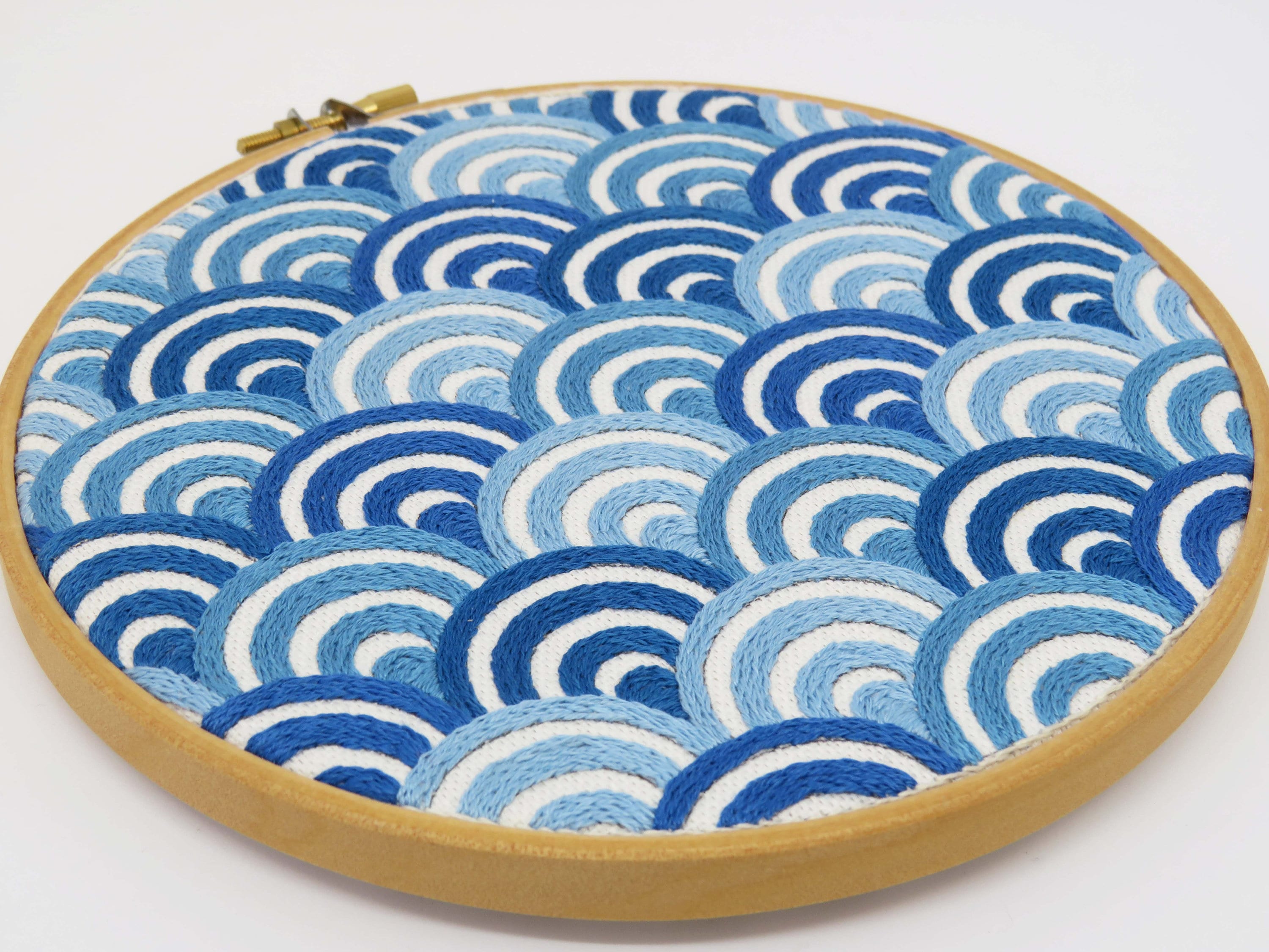 Hand Embroidery Pattern Ocean Waves PDF embroidery Pattern | Etsy