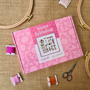 Winter Splendour Hand Embroidery Kit - Etsy