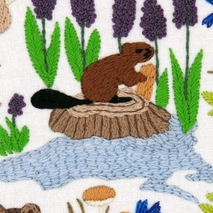 Into the Forest Hand Embroidery Pattern, PDF Embroidery Pattern ...