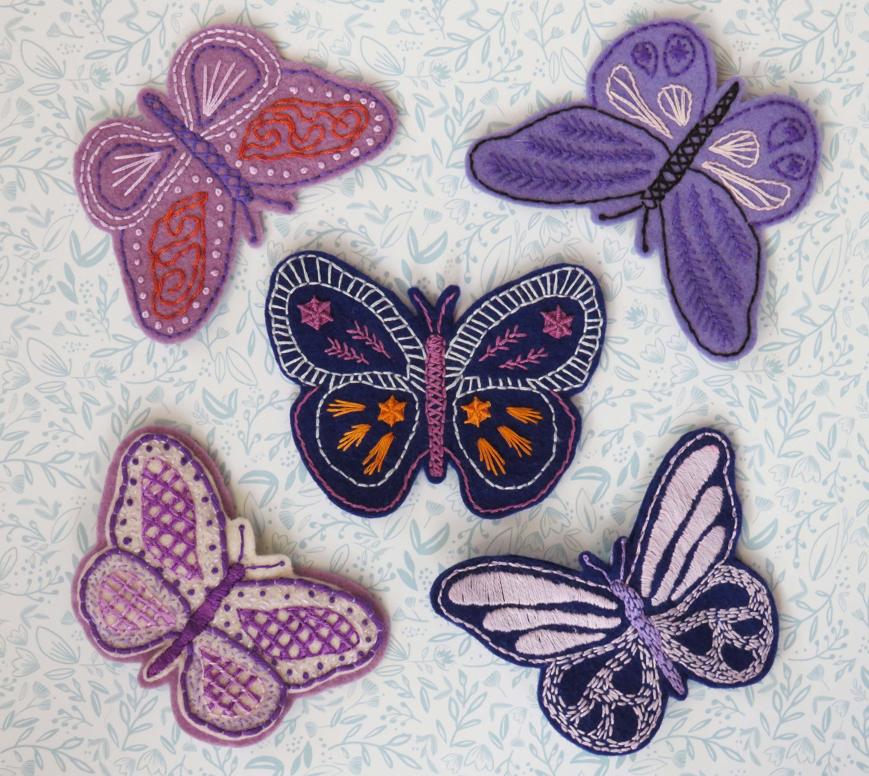 Butterfly Felt Template