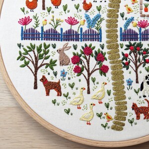 The Homestead Hand Embroidery Kit - Etsy
