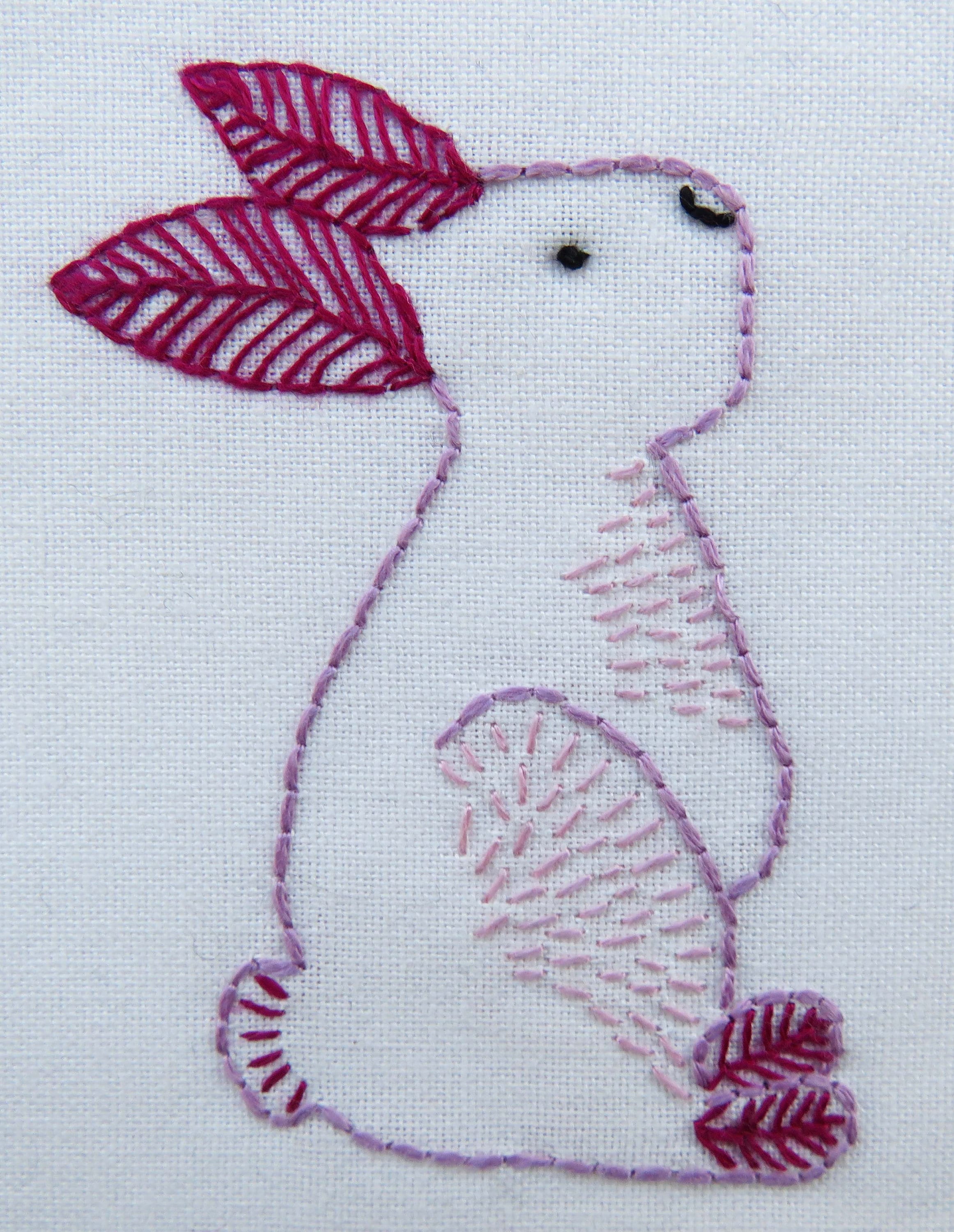 Hand Embroidery Pattern Rabbits Embroidery Pattern PDF - Etsy Canada