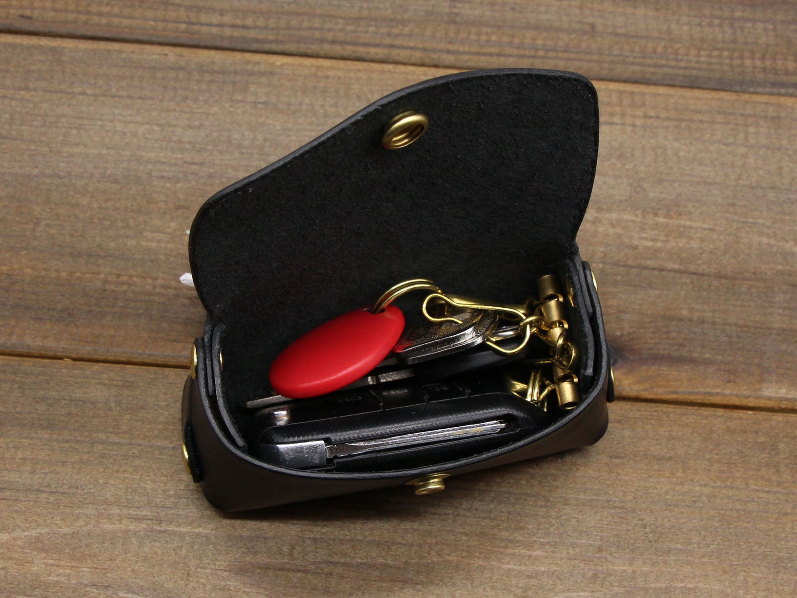 Handmade Leather Car Key Case,leather Key Holder,key Organizer,leather ...