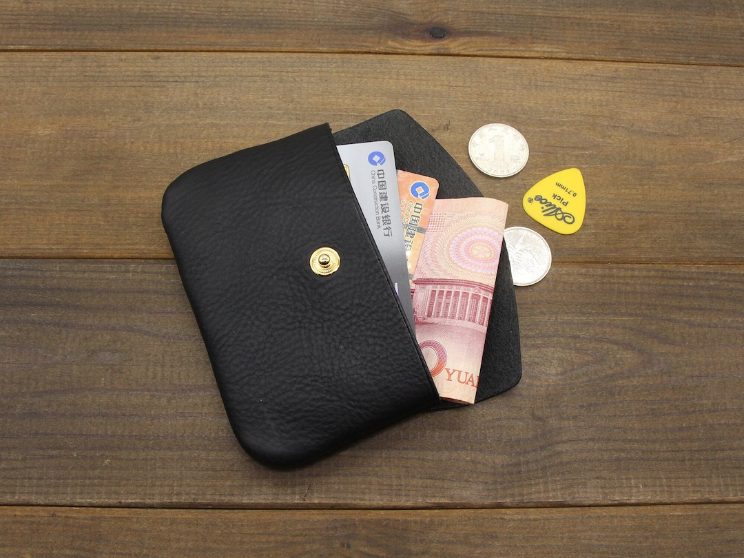 Handmade Leather Coin Purse,leather Credit Card and Coins Purse,coin ...