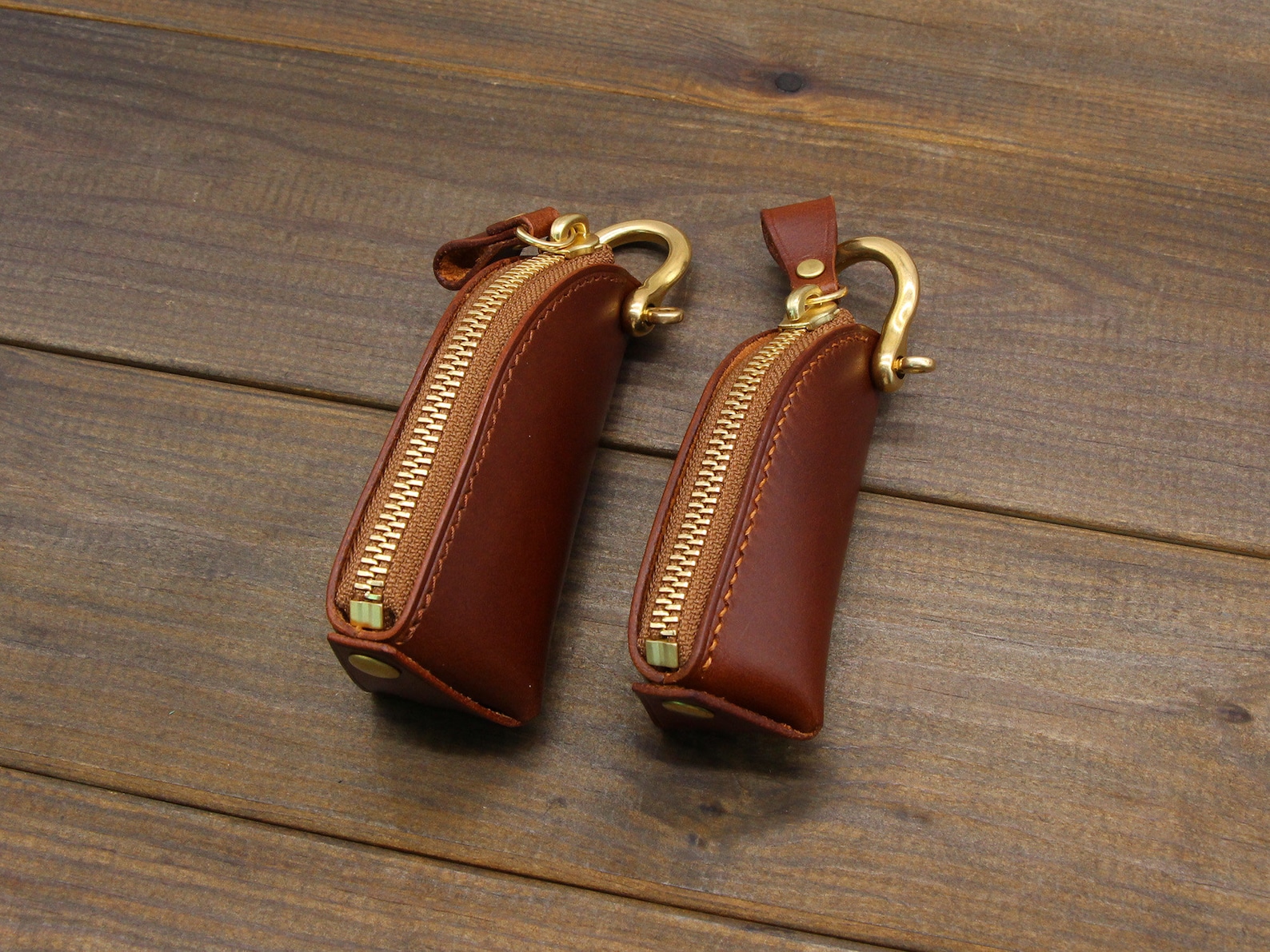 Personalized Leather Zipper Car Key Case,key Bag,leather Key Holder ...