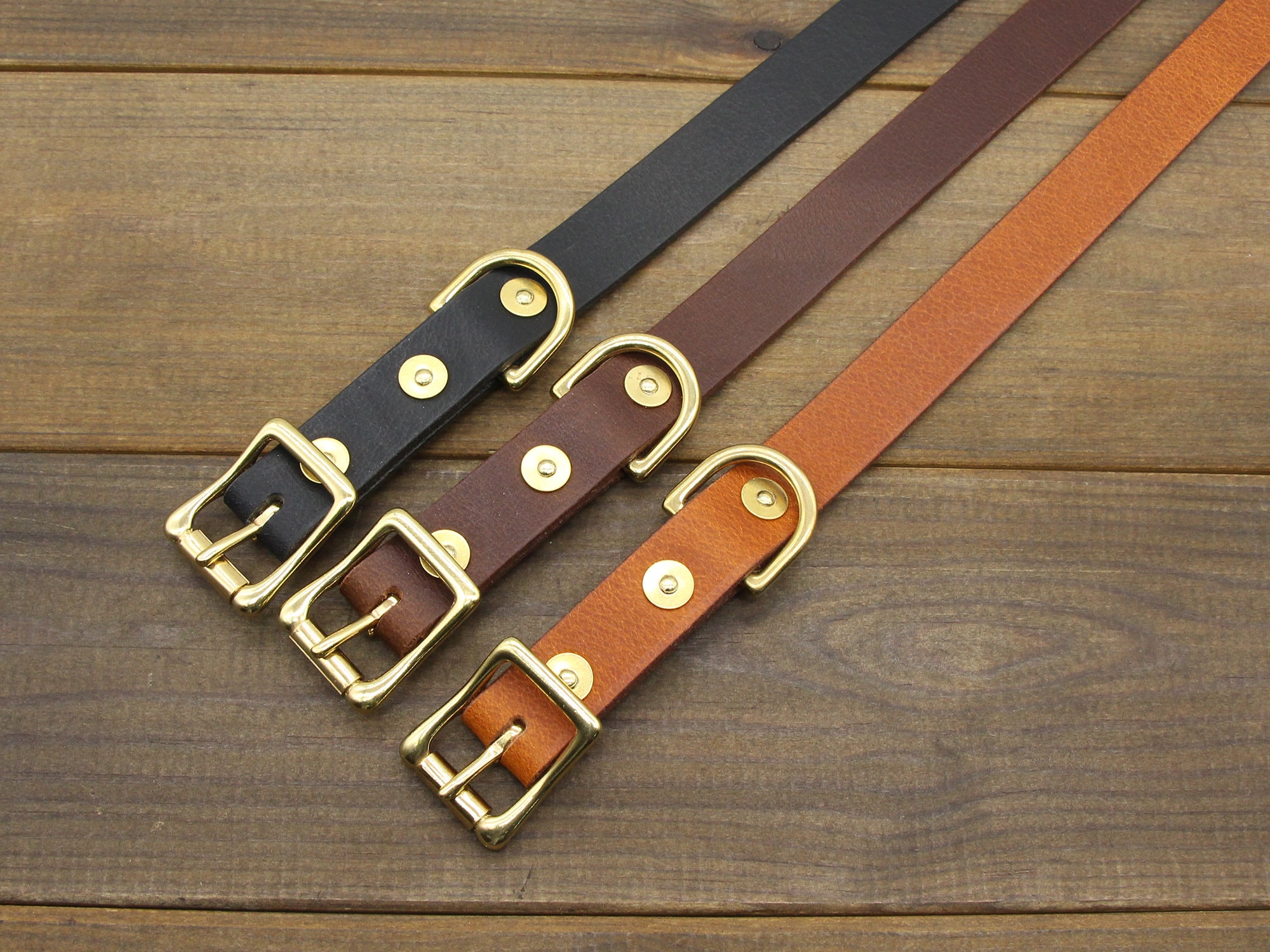 Handmade Leather Dog Collar,leather Dog Collar Personalized,custom ...