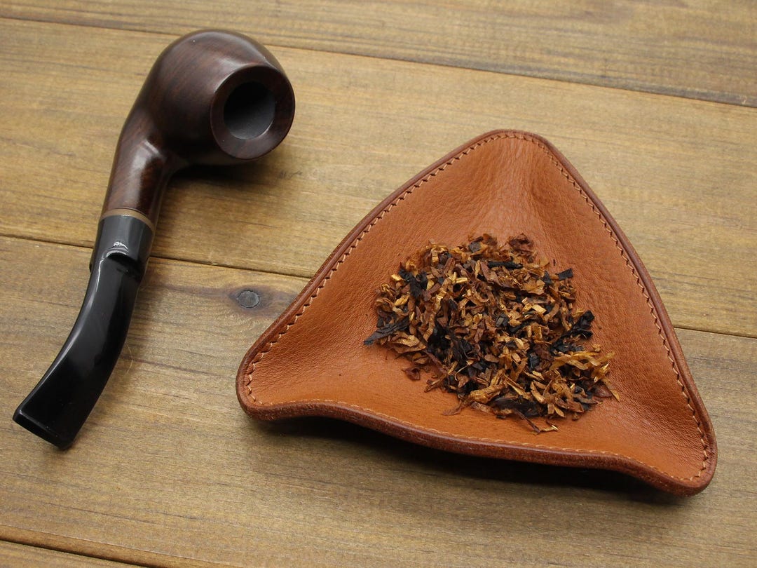 Leather Travel Tobacco Tray,tray for Tobacco,leather Tray for Pipe ...