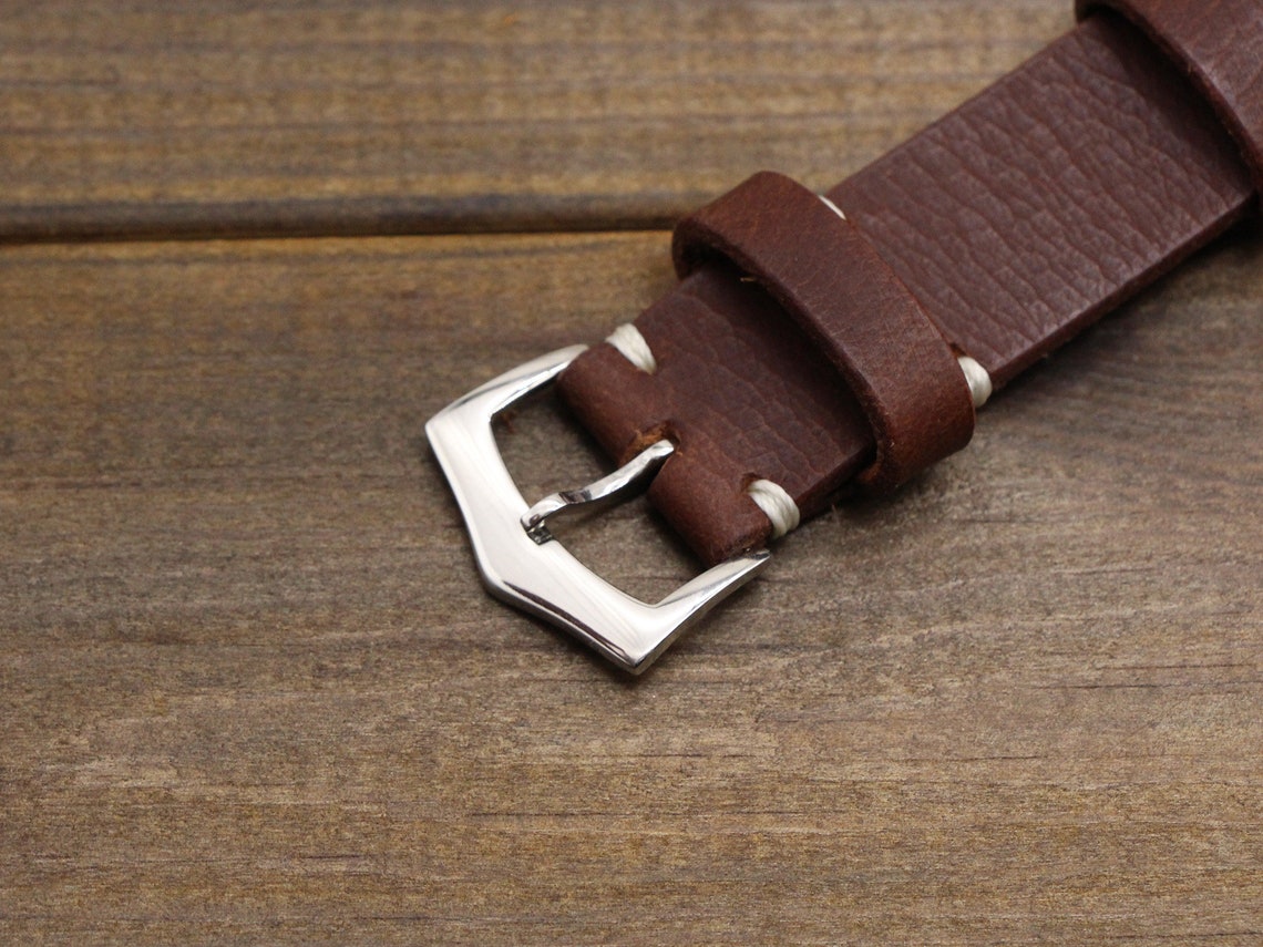 Handmade Watch Bandvintage Leather Watch Bandbrown Leather - Etsy