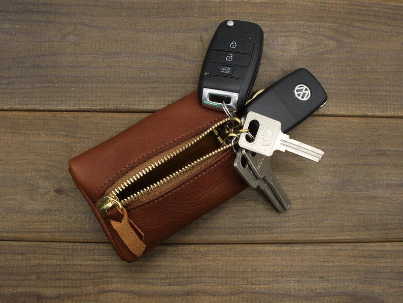 Handmade Leather Car Key Holder,leather Car Keychain,key Bag,leather ...