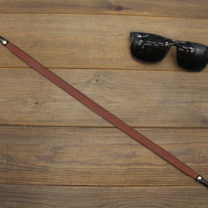 Monogrammed Leather Sunglass Strap,handcrafted Full-grain Leather ...