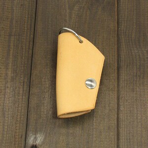 Personalized Multiple Key Ring Natural Leather Key Holder Leather ...