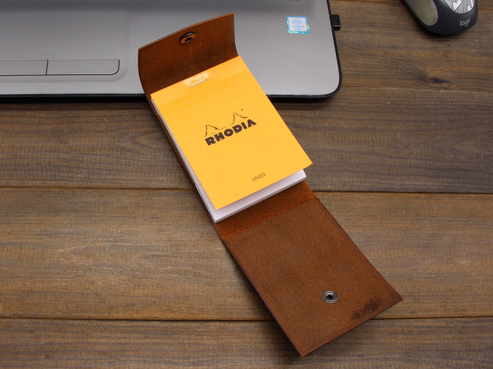 Mini Leather Notebook for Rhodia,pocket Notebook,custom Leather ...