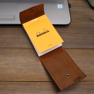 Mini Leather Notebook for Rhodia,pocket Notebook,custom Leather ...