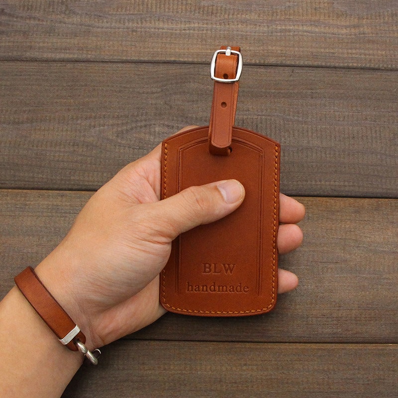 Luggage tag customPersonalized Leather Luggage | Etsy