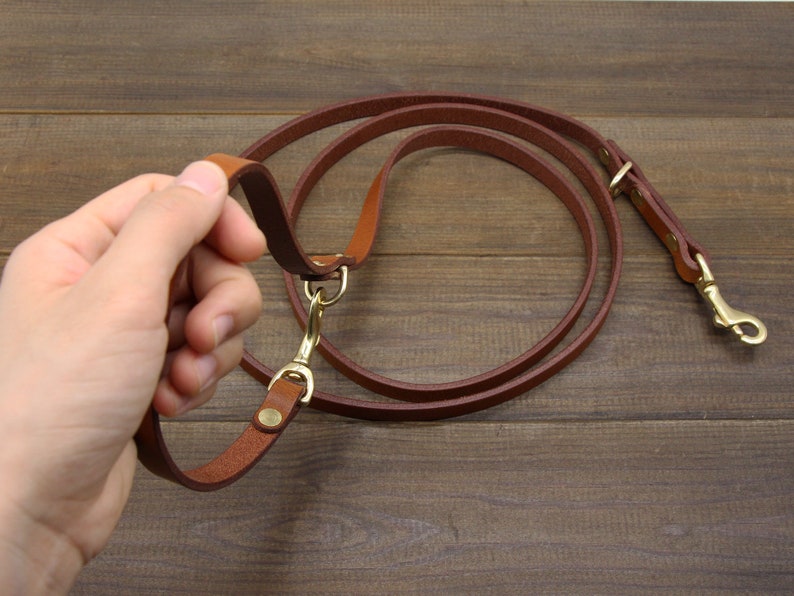 Personalized Dog Leash,handmade Leather Dog Leash,strong Leather Dog ...