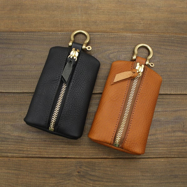 Leather Car Key Fob Pouch - Etsy